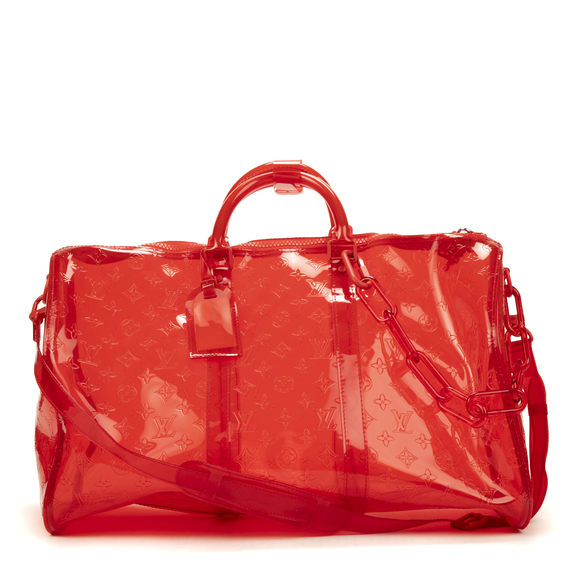 Louis Vuitton | Bags | Louis Vuitton Ltd Ed Transparent Keepall ...